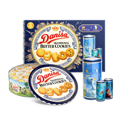 丹麦皇冠曲奇饼干礼盒装908g