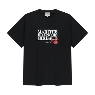 MARITHE经典LOGO邮戳T恤男女同款