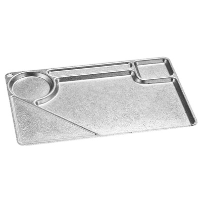 复古雪花灰托盘咖啡厅不锈钢杯托