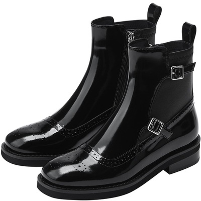 73hours英伦风擦色切尔西靴