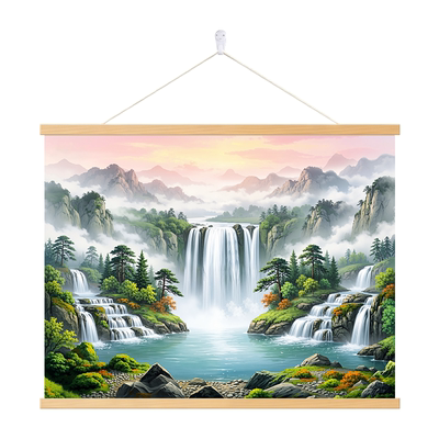 迎客松风景山水装饰画