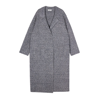 CRUSH花呢圈圈圆领夹克