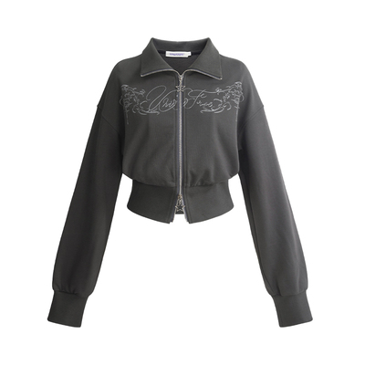 UNIFREEPLUS大码短款卫衣套装