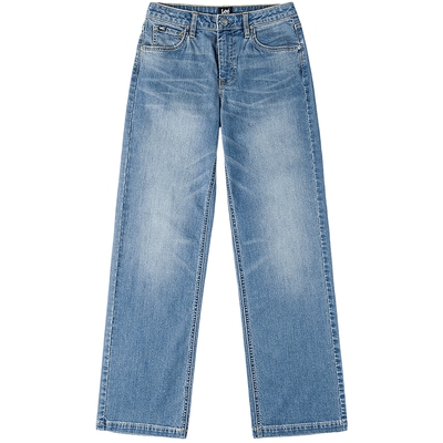 【张凌赫代言】Lee26春夏新品轻薄429直筒牛仔裤中浅蓝色女潮流