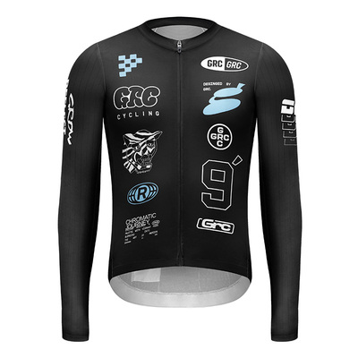 GRC桀骜无尽春夏新款CMYK锋芒疾行长袖上衣公路车自行车骑行服男