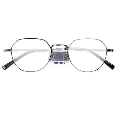 精工全框超轻复古近视眼镜架