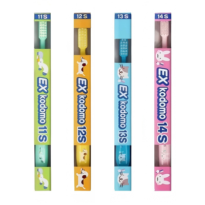 狮王EXkodomo儿童软毛牙刷14s