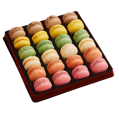 【天猫U先】麦颂坊法式正宗Mini马卡龙24粒蛋糕零食下午茶小点心