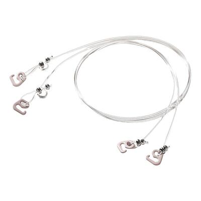 蜜朵柒柒透明肩带超细小钩