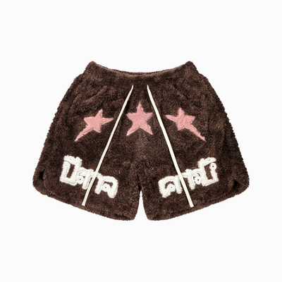 RESERFF 禁穿限定 TRAVIS SCOTT中东演唱会毛绒刺绣潮流拳击短裤