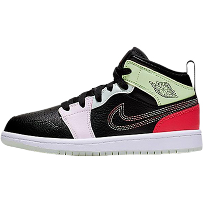 Nike/耐克正品JORDAN小童运动中帮耐磨减震拼接篮球鞋AV5173-076