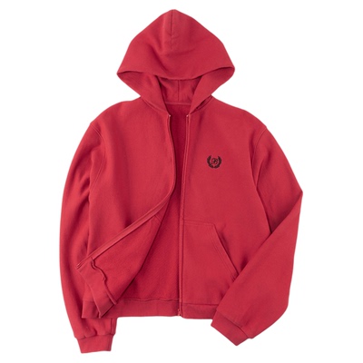 COCO ZONE 刘一一“巴黎水洗”100棉26早春连帽拉链外套 CF1A0182