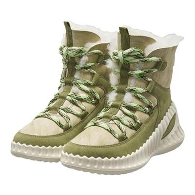 COZY STEPS可至冬季新款系带中筒雪地靴时尚休闲星瞳雪地靴女8129