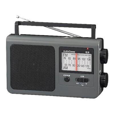 【日本直邮】Ohm欧姆 AudioComm收音机/耳机孔 灰色 RAD-T785Z-H