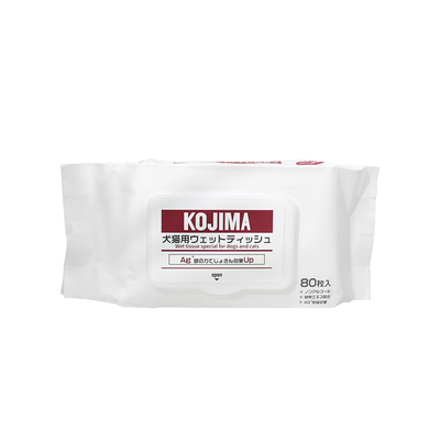 日本KOJIMA宠物湿巾银离子泪痕