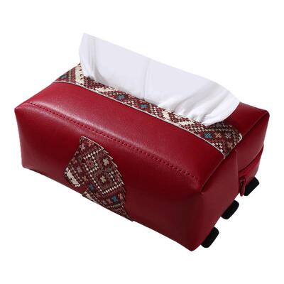 KAKTUS高档拼色吉祥马车载纸巾盒