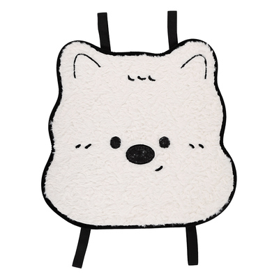 冬季汽车坐垫可爱卡通西高地