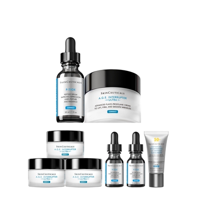 【38现货速抢】修丽可age家族多肽抗老精华面霜套组 紧致抗皱