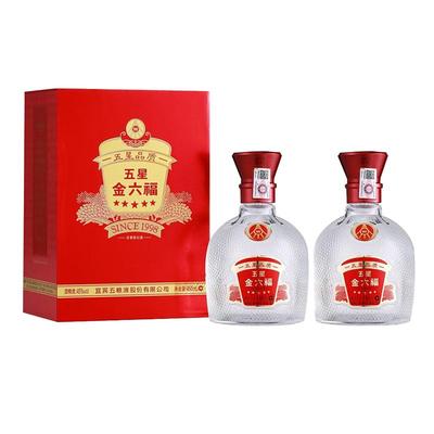 金六福红五星浓香型白酒