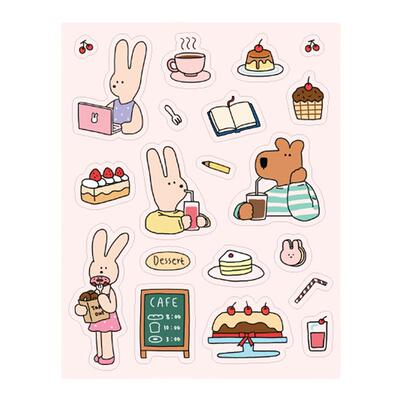 monolike可拆卸贴纸韩系卡通