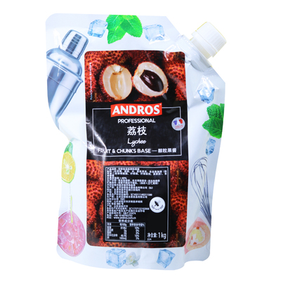 安德鲁荔枝颗粒酱1kg装烘焙原料