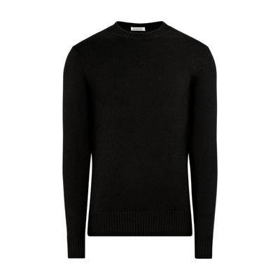 Suitsupply黑色羊绒圆领针织衫