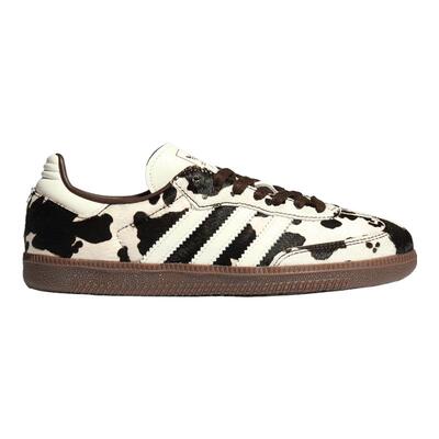 adidas阿迪达斯三叶草男女SAMBA OG奶牛纹运动T头鞋休闲鞋KK2238