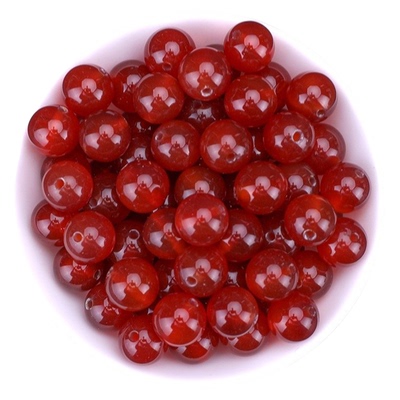 天然和田玉老黄玉石榴石散珠DIY