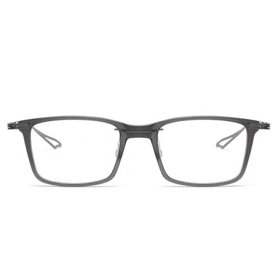 嘉视明男商务纯钛超大宽眼镜大脸