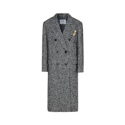 【商场同款】HPLY荷比俪冬季新斜纹羊毛混纺大衣