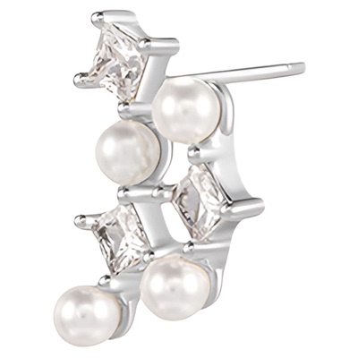 abyb珍珠耳钉秋冬高级感耳饰