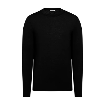 SUITSUPPLY黑色羊毛针织衫