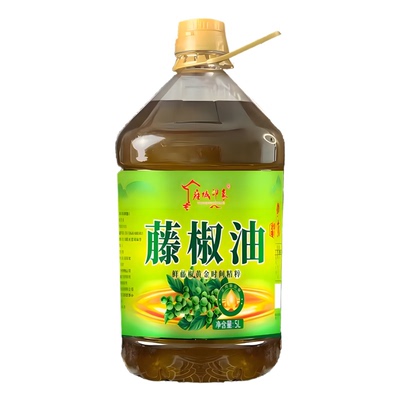 5L批发商用四川特产特麻特香麻油藤椒油香料烹饪调味食用花椒整箱