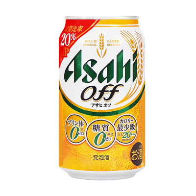 日本进口朝日0糖0嘌呤啤酒