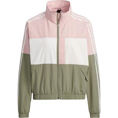 Adidas/阿迪达斯正品 NEO 女子休闲运动立领夹克外套 H16263