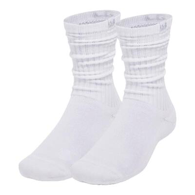 安德玛男女同款棉质中筒袜