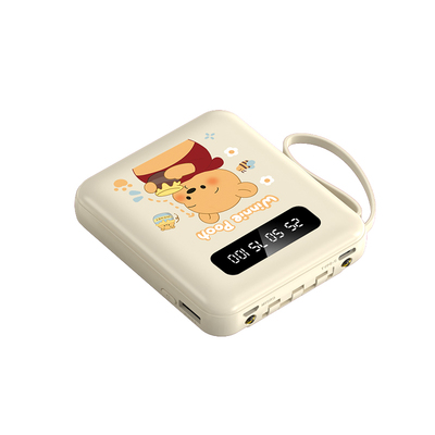 【3C认证】自带线快充电宝大容量