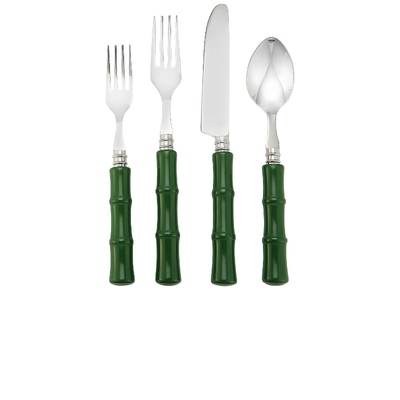 Chefanie Green Resin Bamboo Flatware Setrevolve时尚小众新款