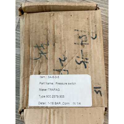 TRAFAG压力开关，全新未使用。型号900.2379.90