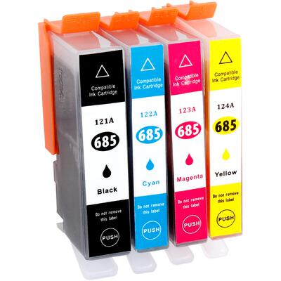 适用惠普685墨盒HP4615 4625墨盒HP Deskjet 3525 5525 6525彩色喷墨打印机墨盒hp3525墨盒685XL墨水盒大容量