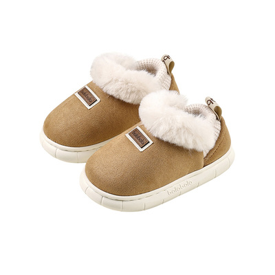 巴拉巴拉儿童棉鞋男童加厚家居鞋