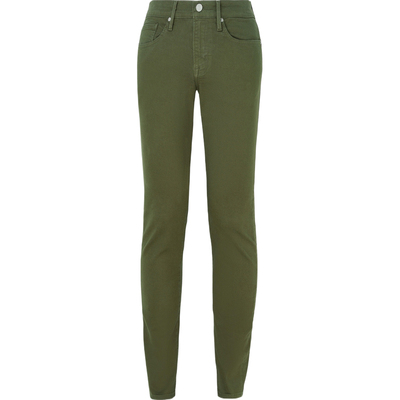 【折扣】FRAME 夏季男绿色直筒修身牛仔裤