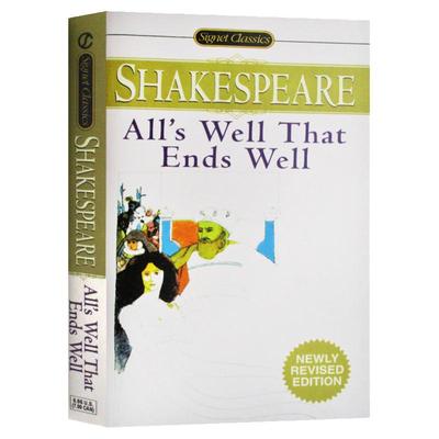 终成眷属 英文原版 All's Well That Ends Well 莎士比亚戏剧集 William Shakespeare 经典喜剧小说 李尔王奥赛罗作者进口英语书籍