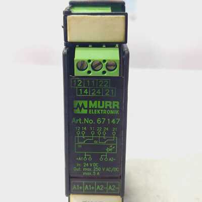 MURR ELEKTRONIK 67147 24VDC OUTPUT RELAY MODULE FREE  FAST S