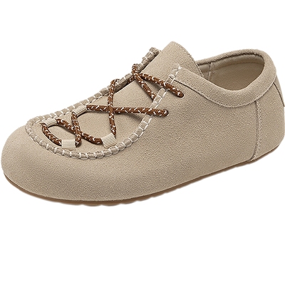 natursun薄底勃肯鞋真皮舒软