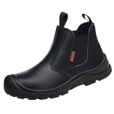 雷安盾高帮一脚蹬劳保鞋防撞耐磨