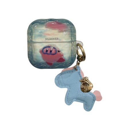 冰透蓝潜水星之卡比耳机壳