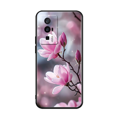 luckrider适用于红米K60手机壳redmiK60花卉miuik60挂绳xiaomiK60防摔23013RK75C外壳hm k60保护套小米k60软