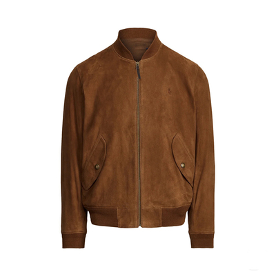 RL高端加厚保暖麂皮绒棉衣夹克