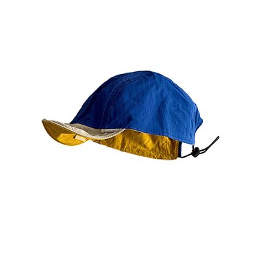 makesoo儿童双面撞色透气鸭舌帽